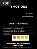 BA 1 Emotions Notes 2020 | PDF | Emotions | Disgust