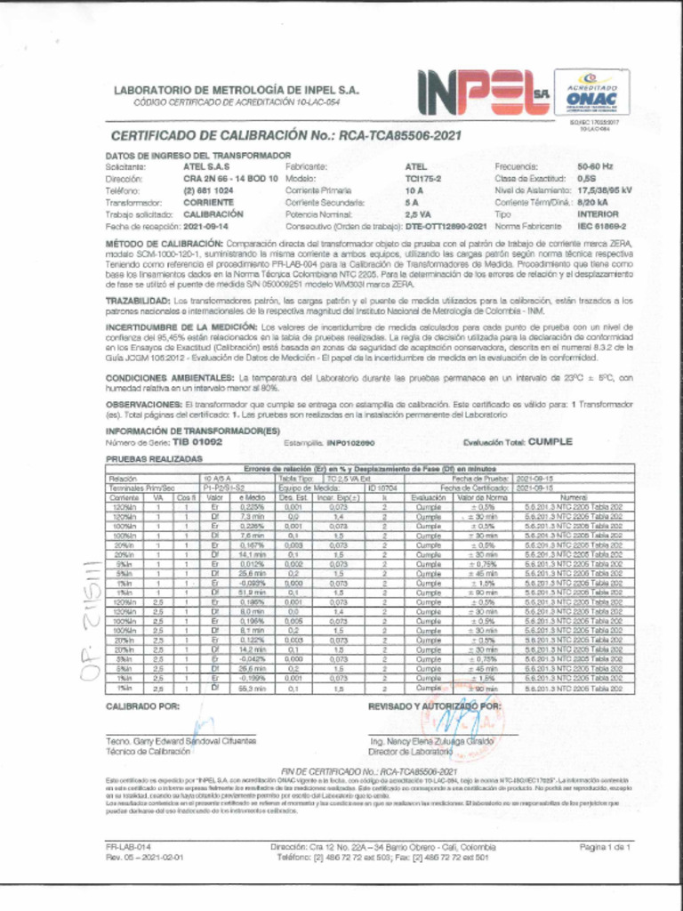 Protocolo T Corriente | PDF
