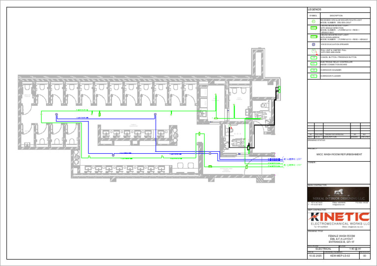 Female Wash RoomFA & EML Layout ENTRANCE-B, GF+1F | PDF