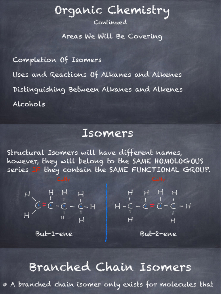 Organic Chemistry: Alkanes, Alkenes, Alcohols | PDF | Alkane | Ethanol