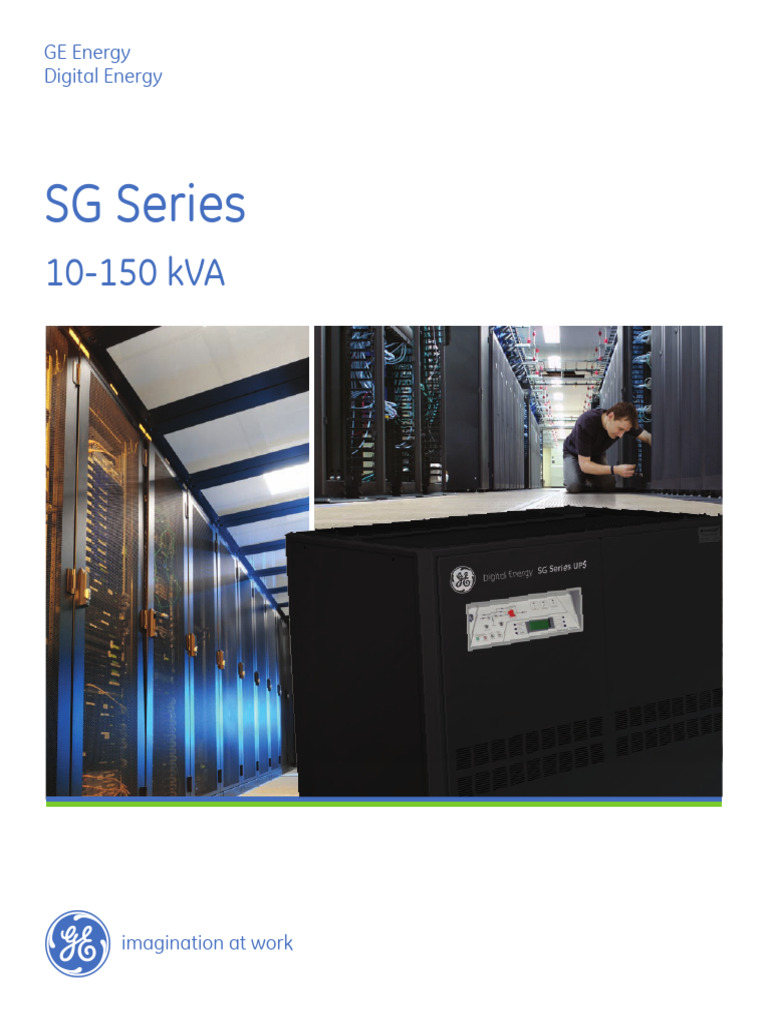 UPS SG Series UL 10 150kva | PDF | Generador eléctrico | Ingenieria ...