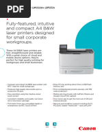 Canon LBP6030 Printer Specifications | PDF