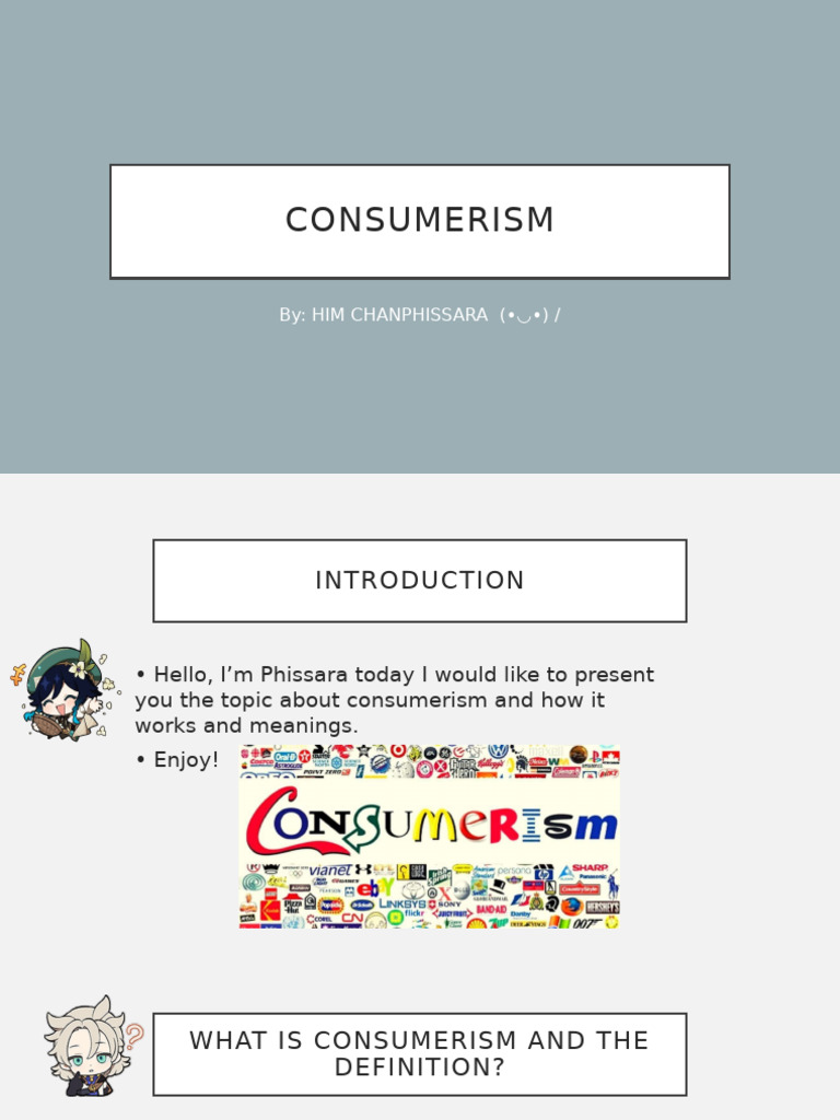 Presentation 123 | PDF | Consumerism | Goods
