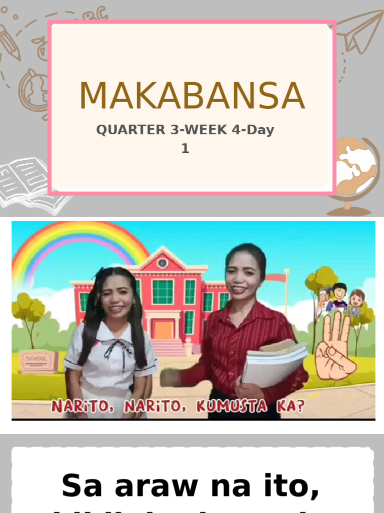Day 1-Makabansa-Q3-W4-D1-2 | PDF
