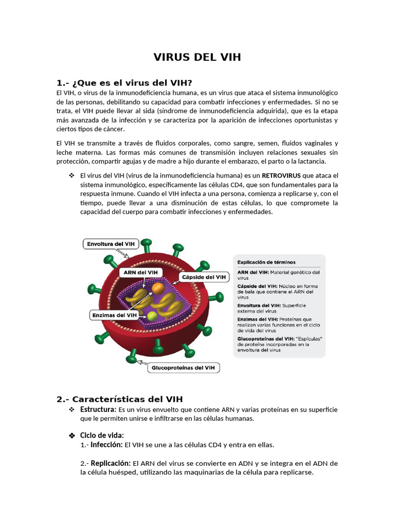 Virus Del Vih 2 | PDF | VIH | VIH / SIDA