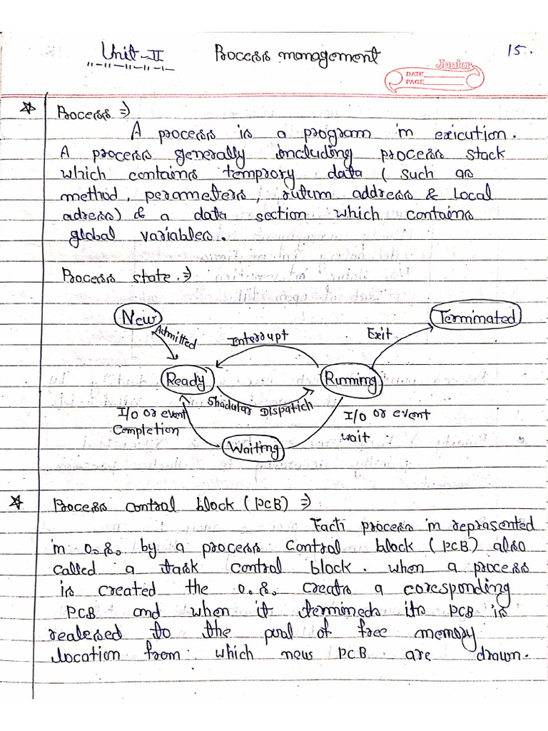 Operating System Unit 2 PDF | PDF