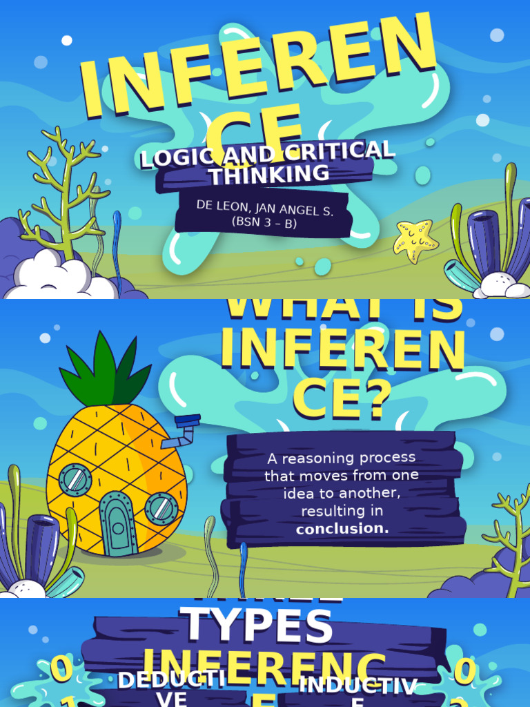 MC4 INFERENCE. de Leon J. | PDF | Deductive Reasoning | Inference