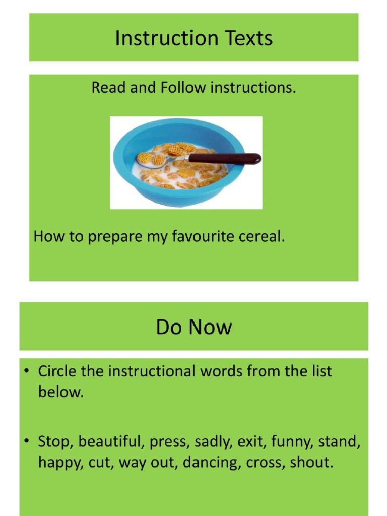 Instructional Writing | PDF