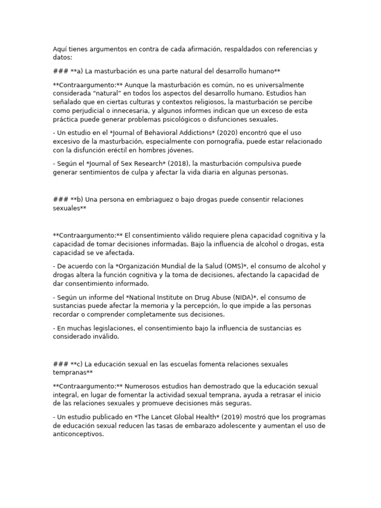 Argumentos Críticos sobre Temas Controversiales | PDF | Educación ...