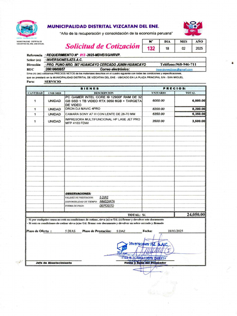 Cotizacion N°03 | PDF