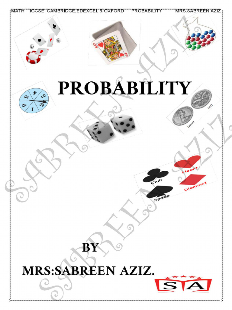 Probability Blank Notes | PDF