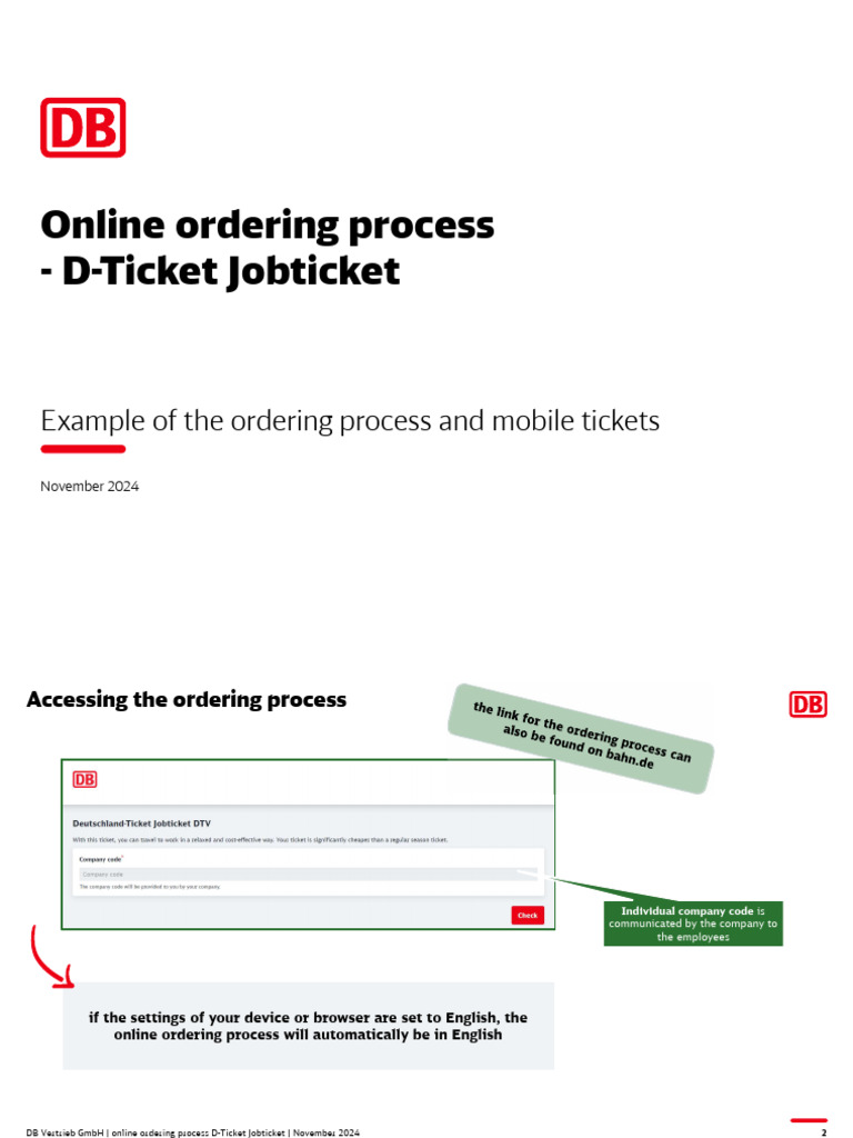 D-Ticket Jobticket Online Ordering Guide | PDF | Subscription Business ...