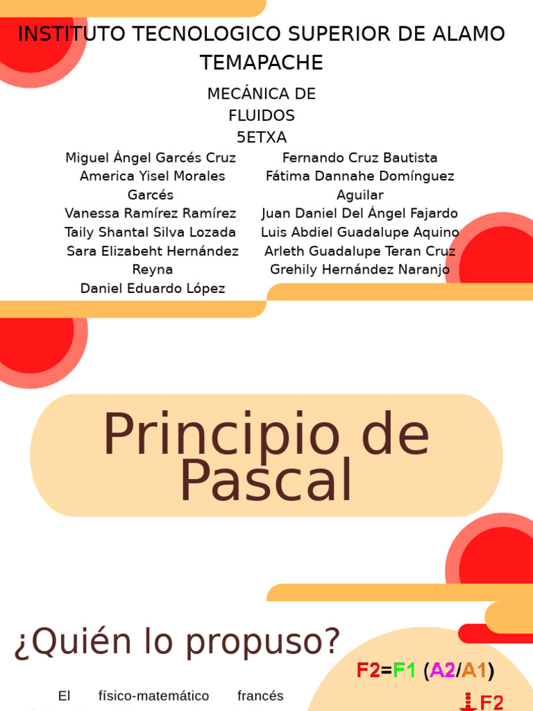 Principio de Pascal | PDF