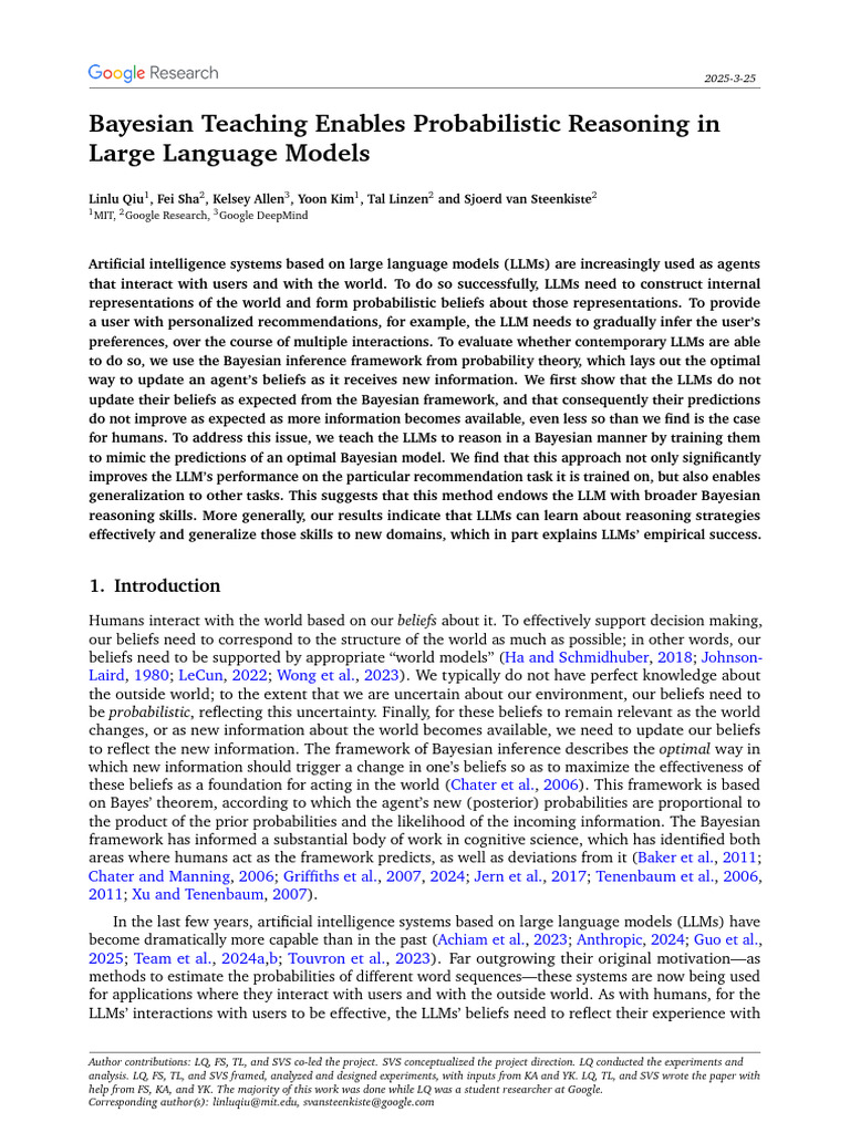 Bayesian Reasoning in Language Models | PDF | Bayesian Inference ...