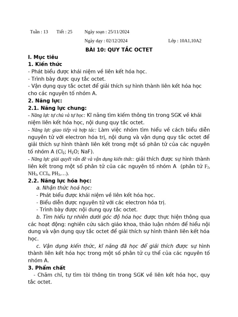 Bai 10 - Quy Tac Octet | PDF