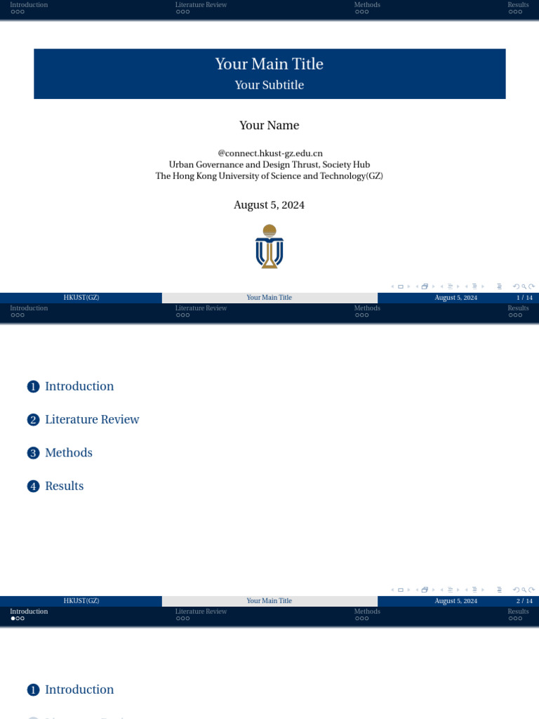 Beamer Template for Hkust Gz | PDF | Inquiry