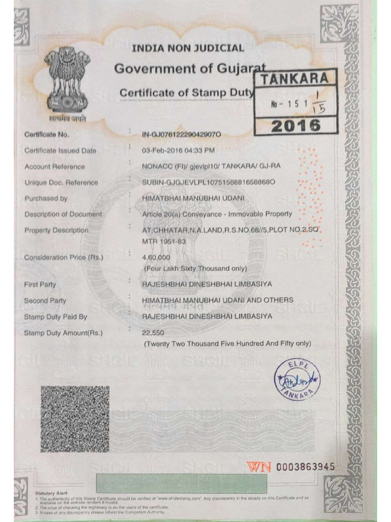 Chhatar Plot 1951-83 MTR | PDF