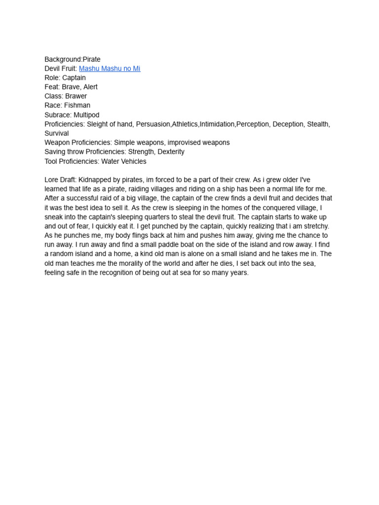 OP DND Character | PDF