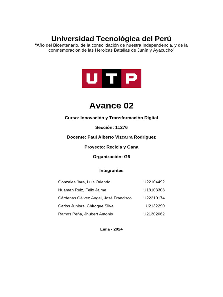 Proyecto Final Av3 ITD Grupo 6 | PDF | Presupuesto | Usabilidad
