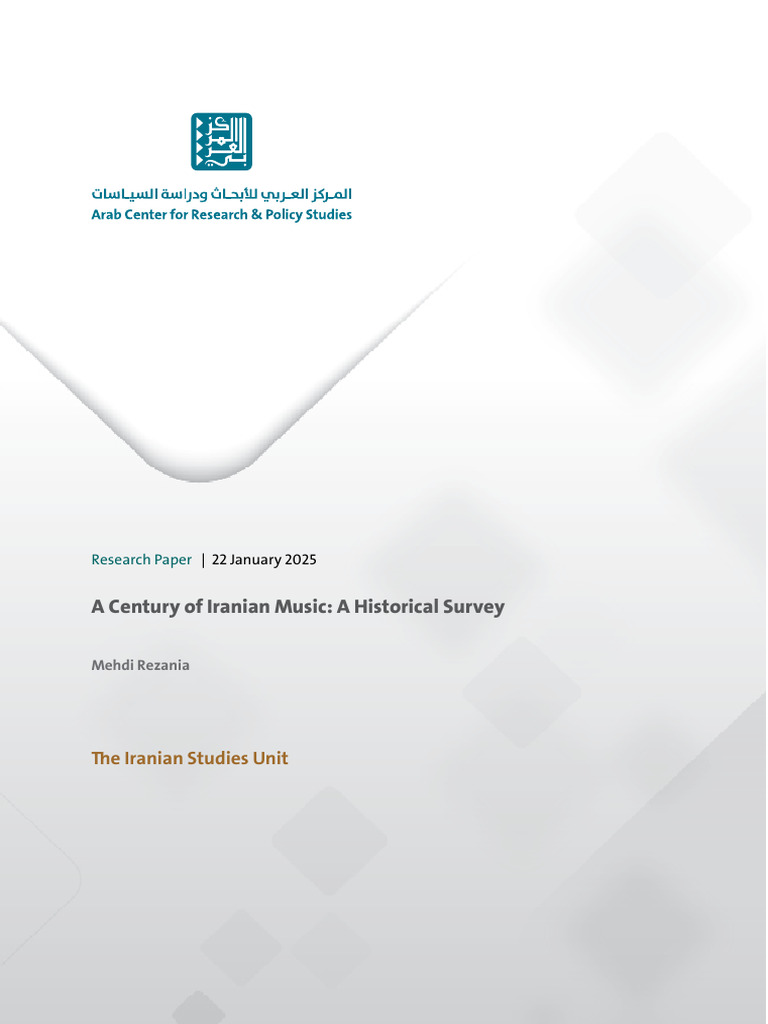 A Century of Iranian Music A Historical Survey | PDF | Iran | Persian ...