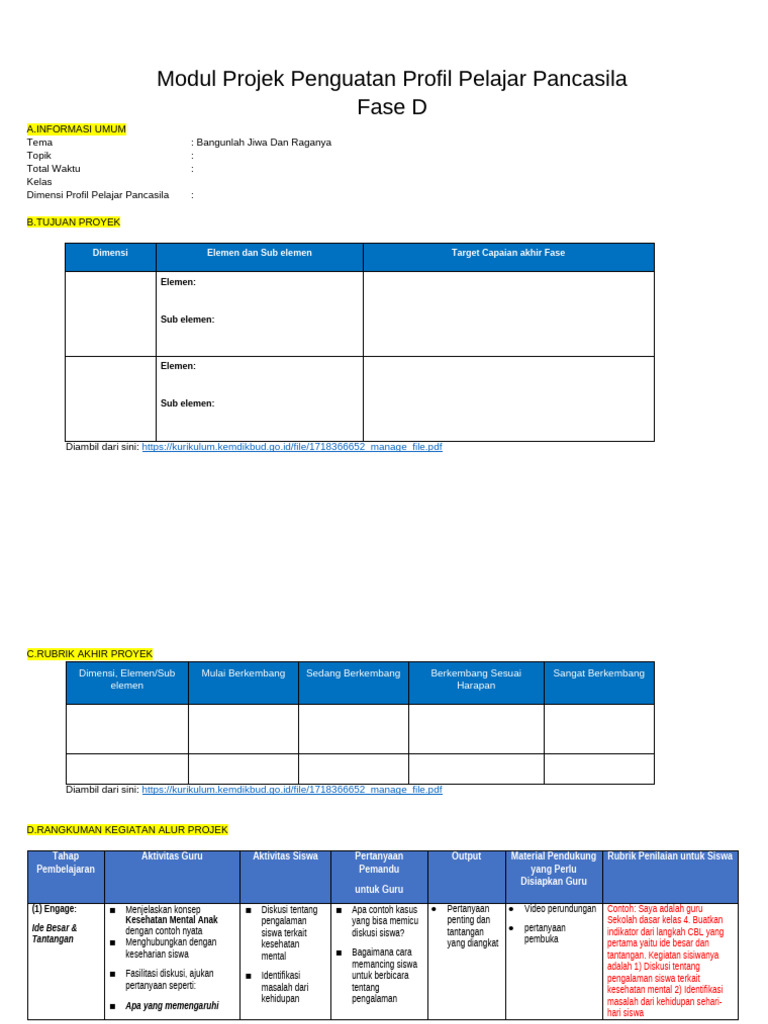 LK. UNIT 5 CBL - Asesmen dan kebutuhan material guru gabungan | PDF