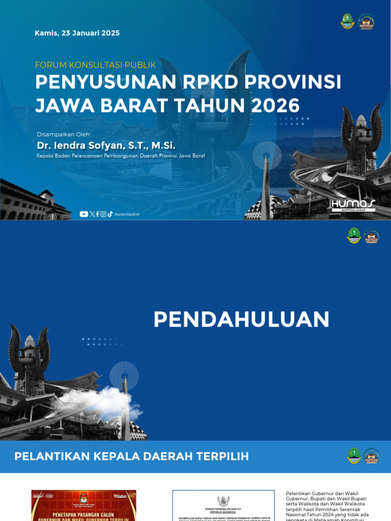 Penyusunan RKPD Jawa Barat 2026 | PDF