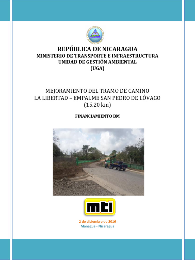 proyecto adoq | PDF | Evaluación de impacto ambiental