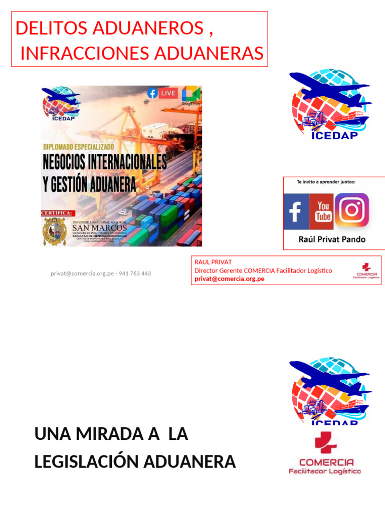 Tema 9 INFRACCIONES y DELITOS ADUANEROS | PDF | aduana | Castigos