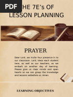 7es Lesson Plan | PDF | Learning | Cognitive Psychology