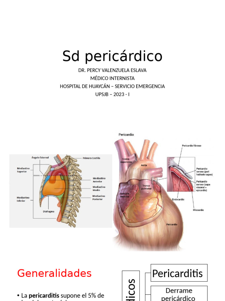 SD Pericárdico | PDF | Enfermedades y trastornos humanos | Medicina CLINICA