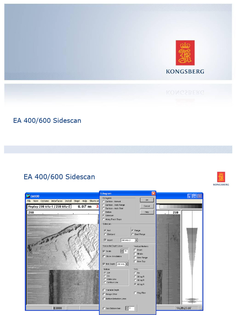 EA400 EA600 Sidescan Jan 2009 | PDF