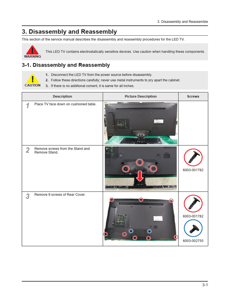 03 Disassembly and Reassemble | PDF | Manufactured Goods