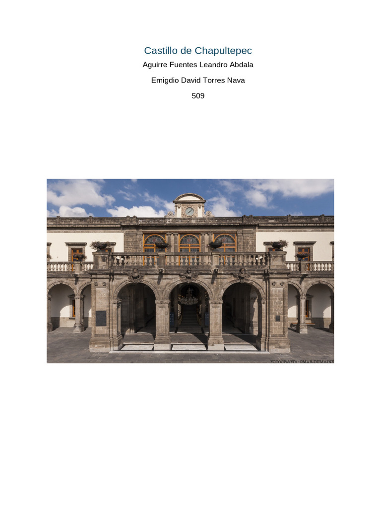 Chapultepec | PDF | México | Nueva españa