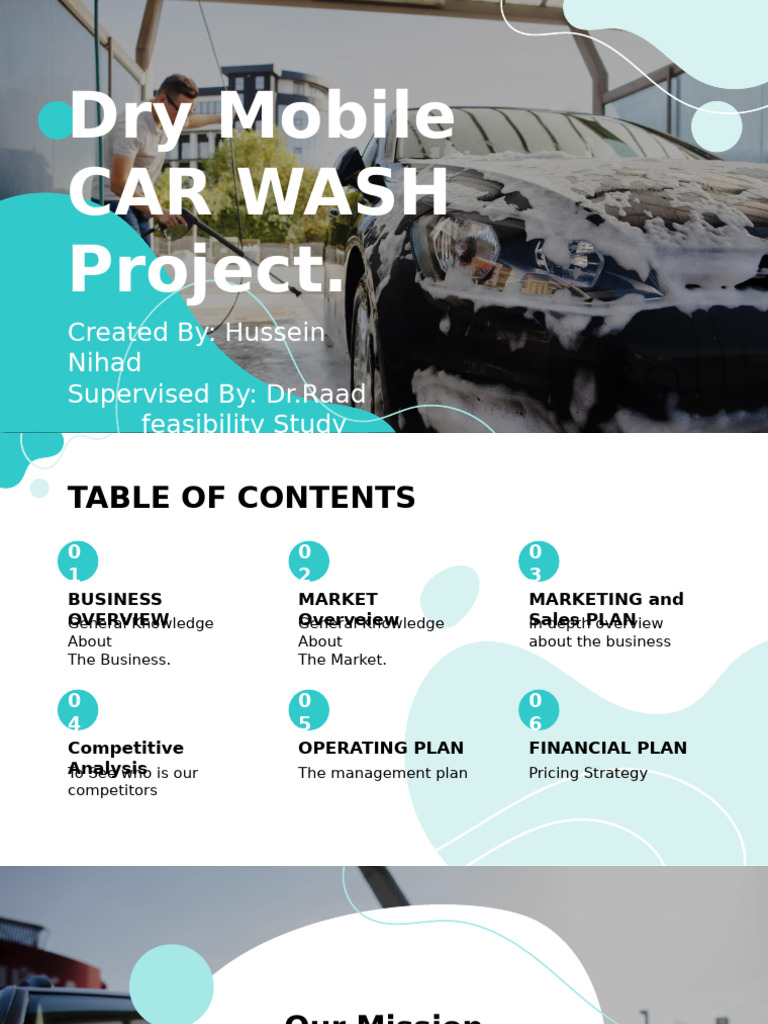 Feasibility Study for Dry Mobile Car Wash | PDF | Business