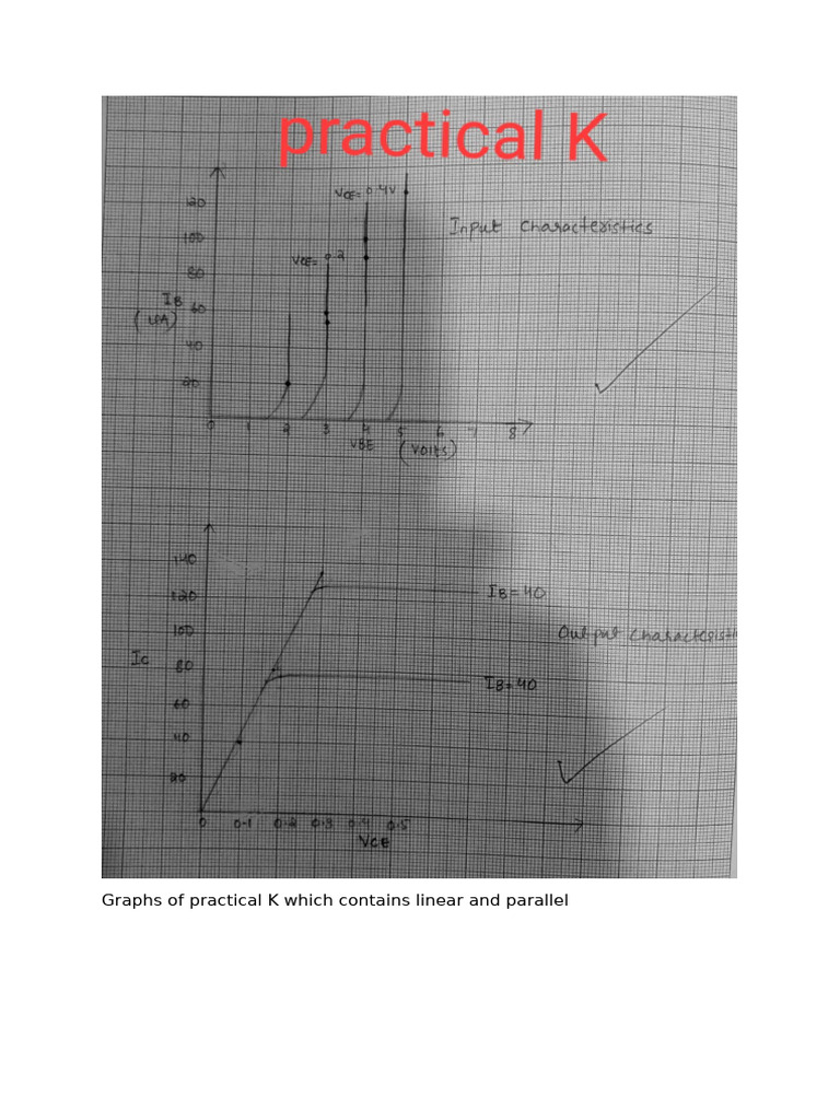 Graphs of Practical K Which Contains Linear and Parallel | PDF