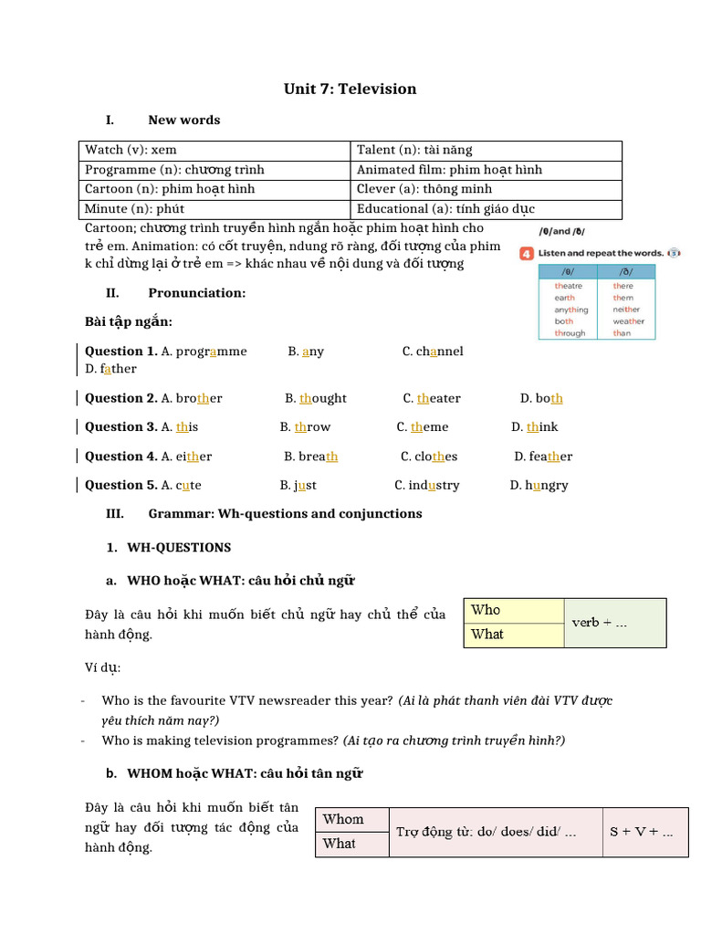 Unit 7 BTAP 31-12 | PDF