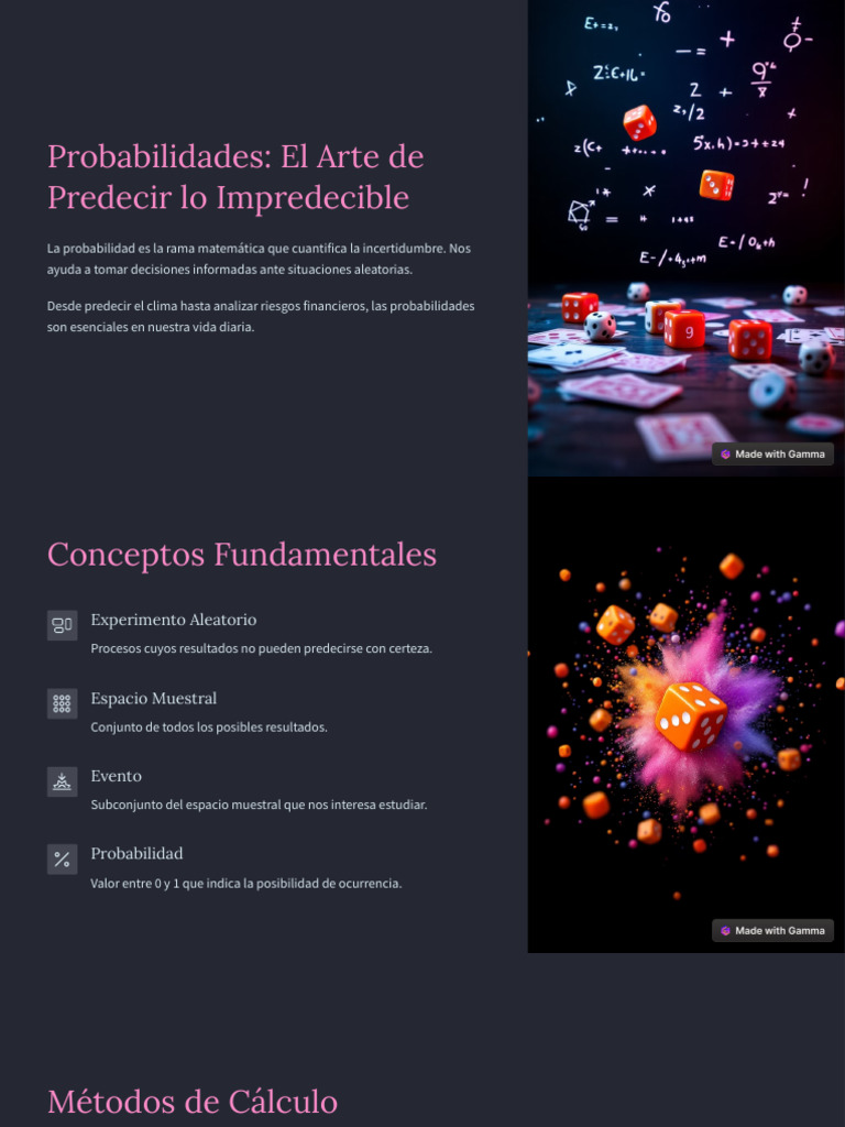 Probabilidades | PDF | Probabilidad | Probabilidades y estadísticas