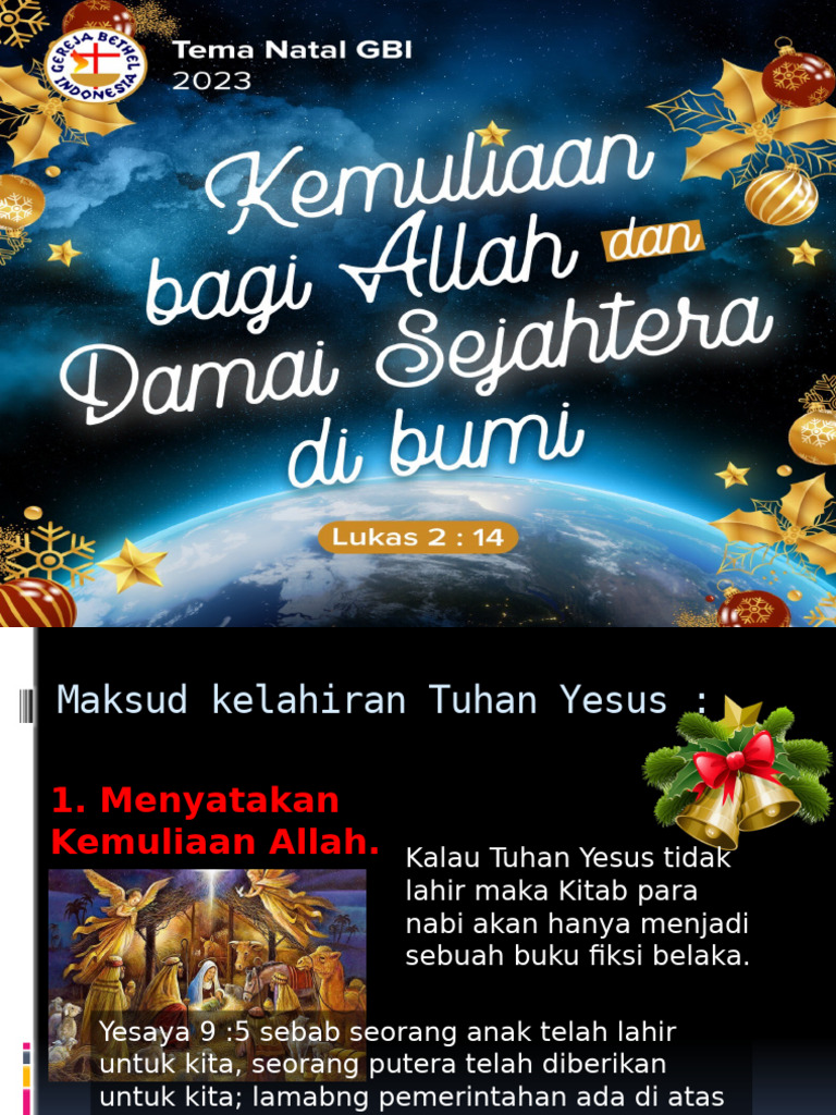 Kemuliaan Bagi Allah | PDF