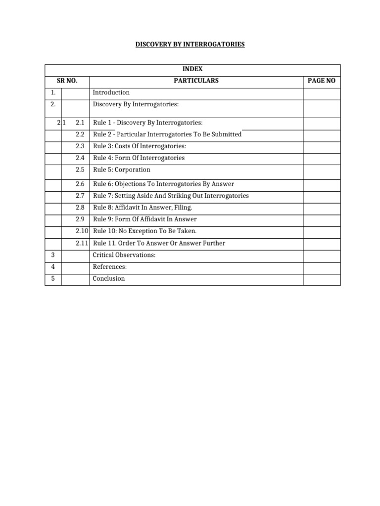 Discovery Through Interrogatories Explained | PDF | Discovery (Law ...