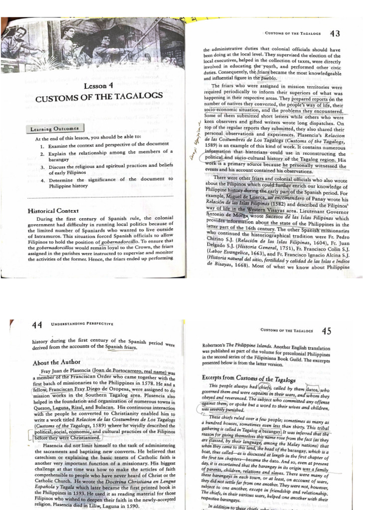 2r - Customs of The Tagalog (S) | PDF