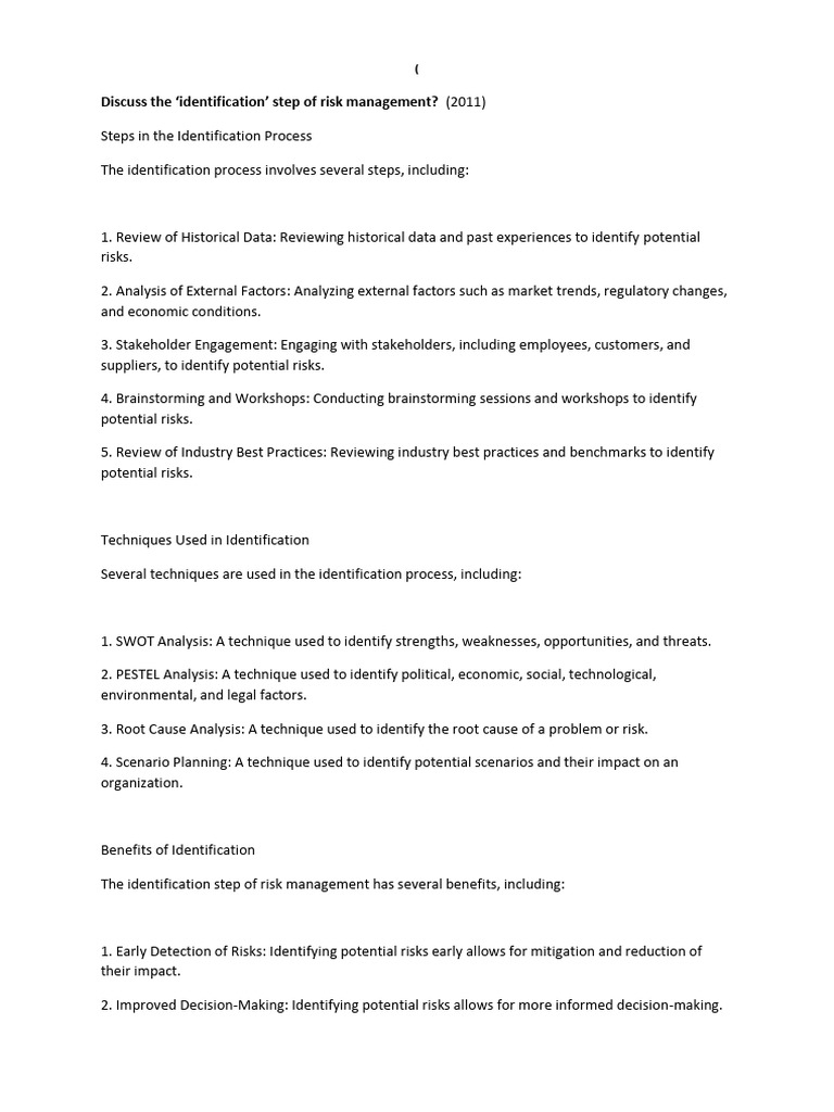 Law and Risk Management Question Answer Discussion 3 PDF | PDF | Risk ...