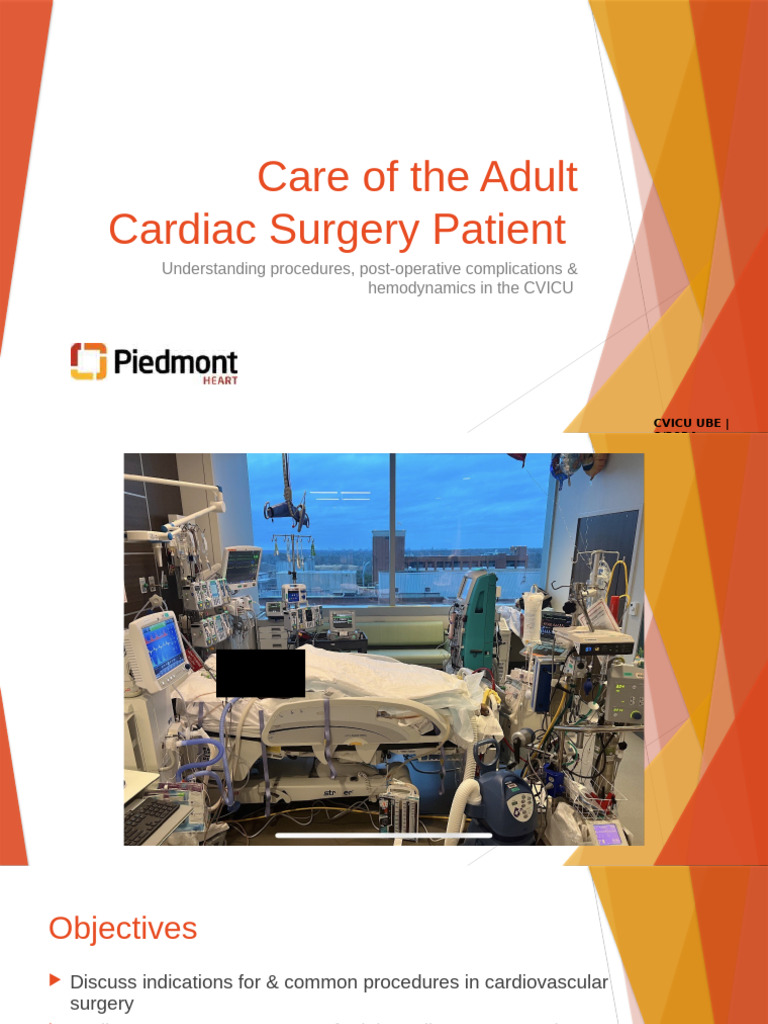 Cardiac Surgery Part 2 UPDATED | PDF | Coronary Artery Bypass Surgery ...