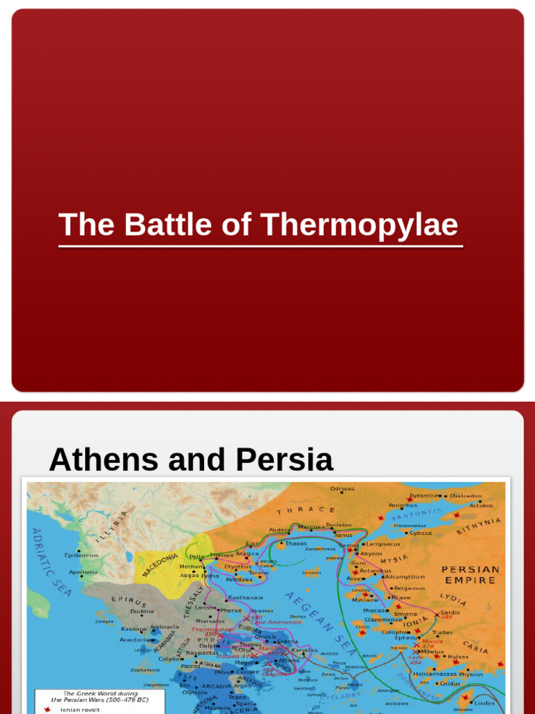 Thermopylae: Spartans vs. Persians Battle | PDF