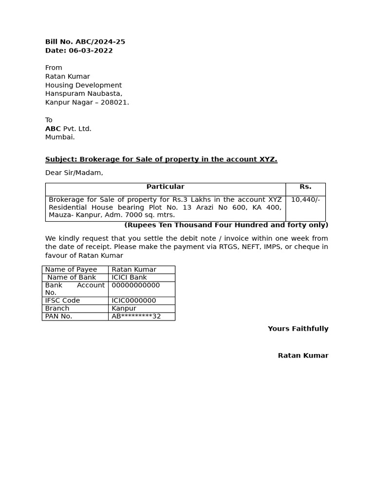 Invoice_Brokerage - Temp | PDF