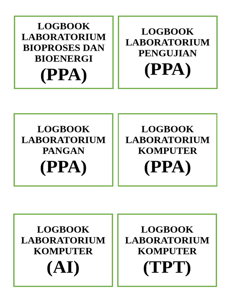 Judul Logbook | PDF