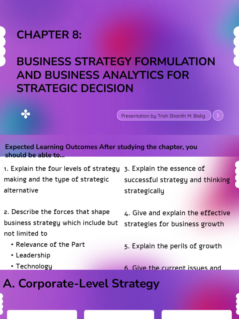 Chapter-8 Strategic Management | PDF | Strategic Management ...