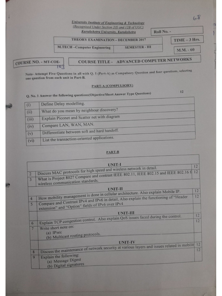 PYP Mtech(1 Sem) | PDF
