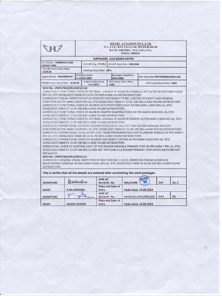 Sfu 2023 110 W.O | PDF