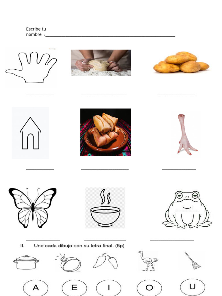 Escribe Tu Nombre | PDF
