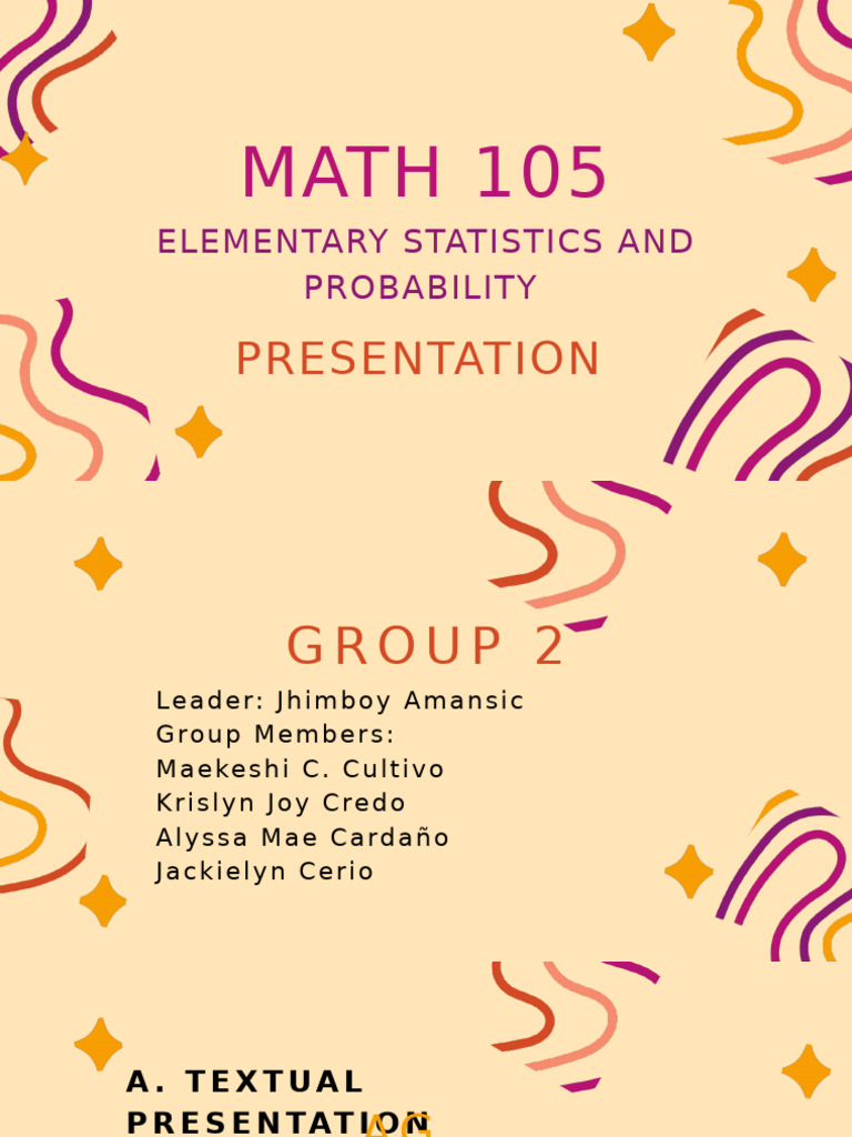 ELEM STATS AND PROBABILITY | PDF | Image Processing | Visual Perception